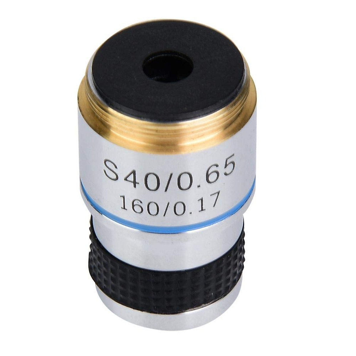 Achromatic Objective Lens，40X 185 Biological Microscope Achromatic Objectives Lens 160/0.17 Achromatic Microscope Objective Microscope amscope