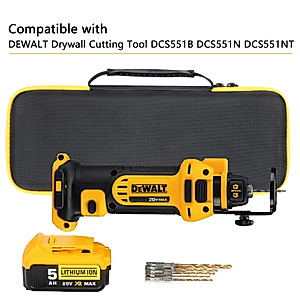 co2CREA Hard Case Compatible with DEWALT 20V MAX Drywall Cutting Tool DCS551B
