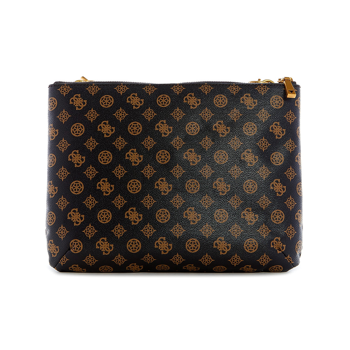 GUESS womens Turin Status Shoulder Bag, Mocha Logo, one size US