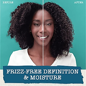 Maui Moisture Frizz Free + Shea Butter Elongating Gel, Hair Styling Gel for Curly Hair, 10 Oz