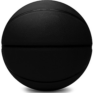 AND1 Fantom Rubber Basketball - Official Size Streetball, Made for Indoor and Outdoor Basketball Games, Sold Inflated, Black, Size 7