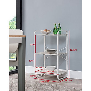 Kings Brand Furniture – Hillcrest 3-Tier Kitchen Baker's Rack - Utility Storage