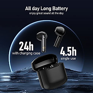 Wireless Earbuds, Gsoemon Qualcomm® aptX™ Deep Bass HiFi Stereo Sound in-Ear Headphones 13mm Driver CVC 8.0 Clear Call Noise Reduction True Wireless Earbuds Bluetooth 5.1 IP5 Waterproof Touch Control