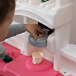 Step2 Fun with Friends Kitchen Set for Kids – Includes Toy Kitchen Accessories, Interactive Features for Pretend Play – Indoor/Outdoor Toddler Playset – Dimensions: 40.88" H x 35.75" W x 12.5" D