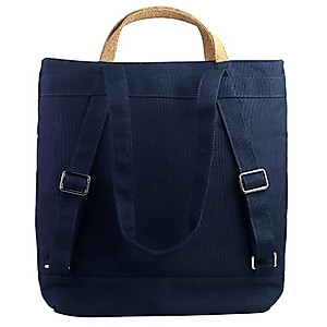 Kuratist - DEERN Totepack - 2 in 1 Backpack - 14L - Fits 13.3" Laptops - Used for Shopping/Work/Trips/Office/School (Navy)