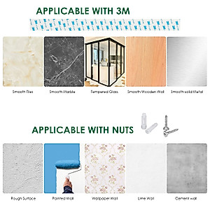 8T8 Sealer Bags Roll Holder ,Paper Towel Holder Under Cabinet [with Self Adhesive + Drill Screws], Wall Mounted for Kitchen, Bathroom, Large Rolls