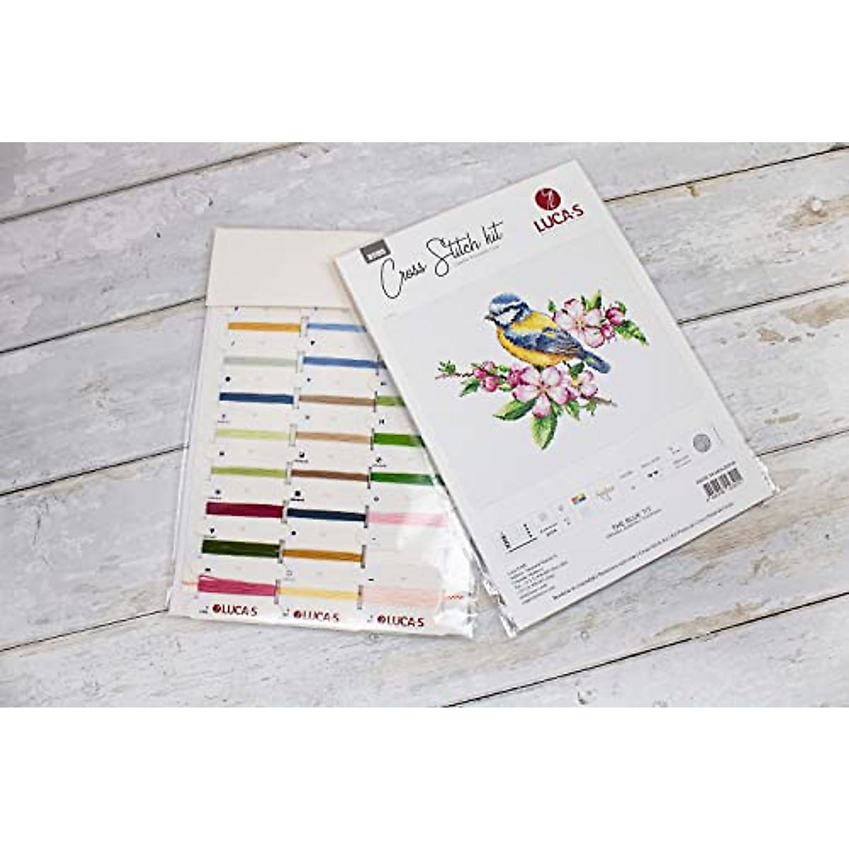 Cross Stitch Kit Luca-S - The Blue tit B1195