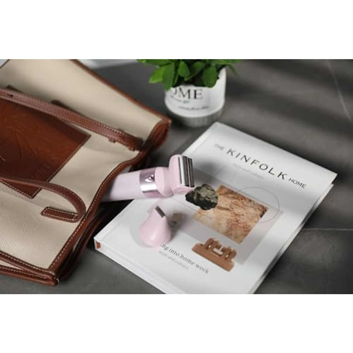 Unibono Electric Razor for Women in LED Light IPX 7 Waterproof,Pubic Hair Trimmer for Women in Quick and Smooth Shave,100% Washable Rechargeable Bikini Trimmer