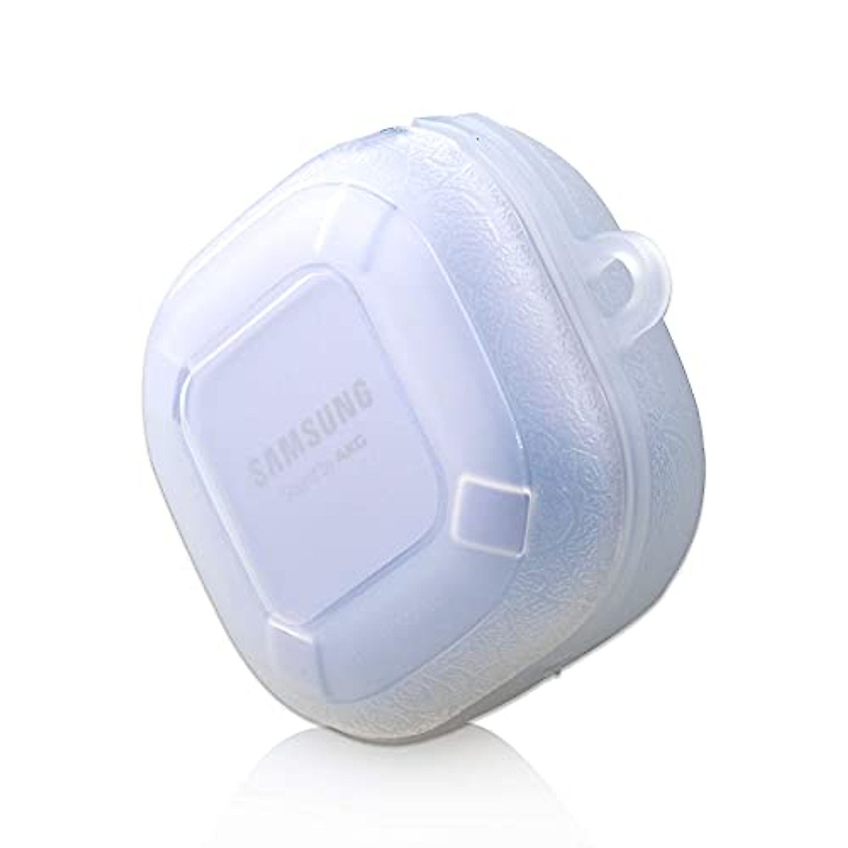 Thankscase Relief Texture Design for Galaxy Buds2, Galaxy Buds Pro Case/Galaxy Buds Live Case Cover Two-Piece Shockproof TPU Protective Case Support Wireless Charging LED Visible Cover, Matte
