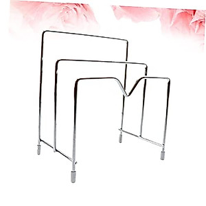 NUOBESTY 2pcs Stainless Steel Over The Sink Dish Rack in-Sink Dish Racks Stainless Dish Rack in Sink Dish Rack Dish Drying Rack Cutting Board Holder Chopping Board Drain Rack Dish Shelf