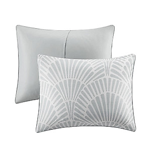 Beautyrest Polyester Printed 10-PC King Comforter Set with Grey BR9144409622-16