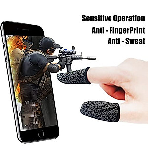 PUBG Mobile Triggers 13 in 1 Combo, 4 GamingTriggers Mobile Phone Game Controller for PUBG/Fortnite/Call of Duty/Rules of Survival, Aim & Fire Trigger for iPhone & Android Phone (Girl)