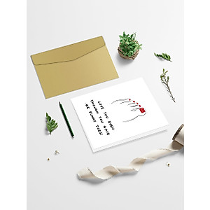 Qiyepbro Funny Birthday card for Mom Toes Mothers Day Card Birthday Gift Card for Mom Daughter Birthday Card Love You Even Though You Gave Me Funny Toes