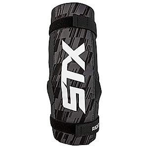 STX Lacrosse Stallion 75 Arm Pads, Black, Small, Pair