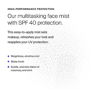 Supergoop! (Re)setting Refreshing Mist, 3.4 fl oz - SPF 40 PA+++ Facial Mist - Sets Makeup, Refreshes UV Protection & Helps Filter Pollution - Light, Natural Scent