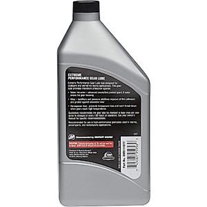 Quicksilver 85W-90 Extreme Performance Gear Lube - 1 Qt.