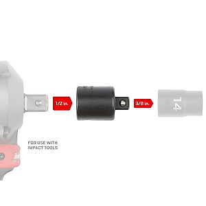 TEKTON 1/2 Inch Drive (F) x 3/8 Inch (M) Impact Reducer | SIA23101