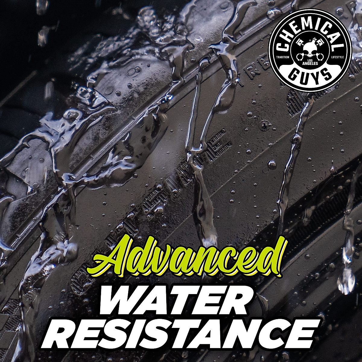 Chemical Guys TVD11816 Galactic Black Wet Look Tire Shine Dressing, for a Whole New Level of Shine and Depth of Black, Safe for Cars, Trucks, Motorcycles, RVs & More, 16 fl oz