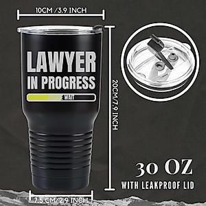 Onebttl Lawyer Gifts for Men & Law School Student, Stainless Steel Tumbler 30 OZ, Perfect Lawyer Idea for Men/Male in Birthday, Christmas, Graduation, Appreciation, Office