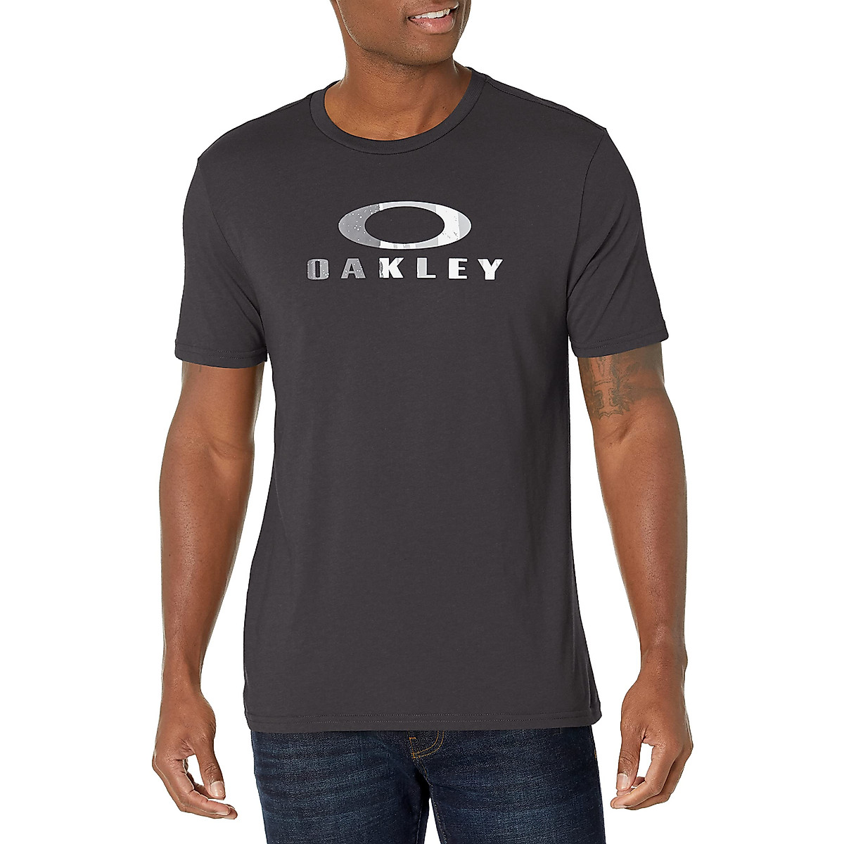 Oakley Unisex Adult Si Splatter Tee T-Shirt, Blackout, Medium US