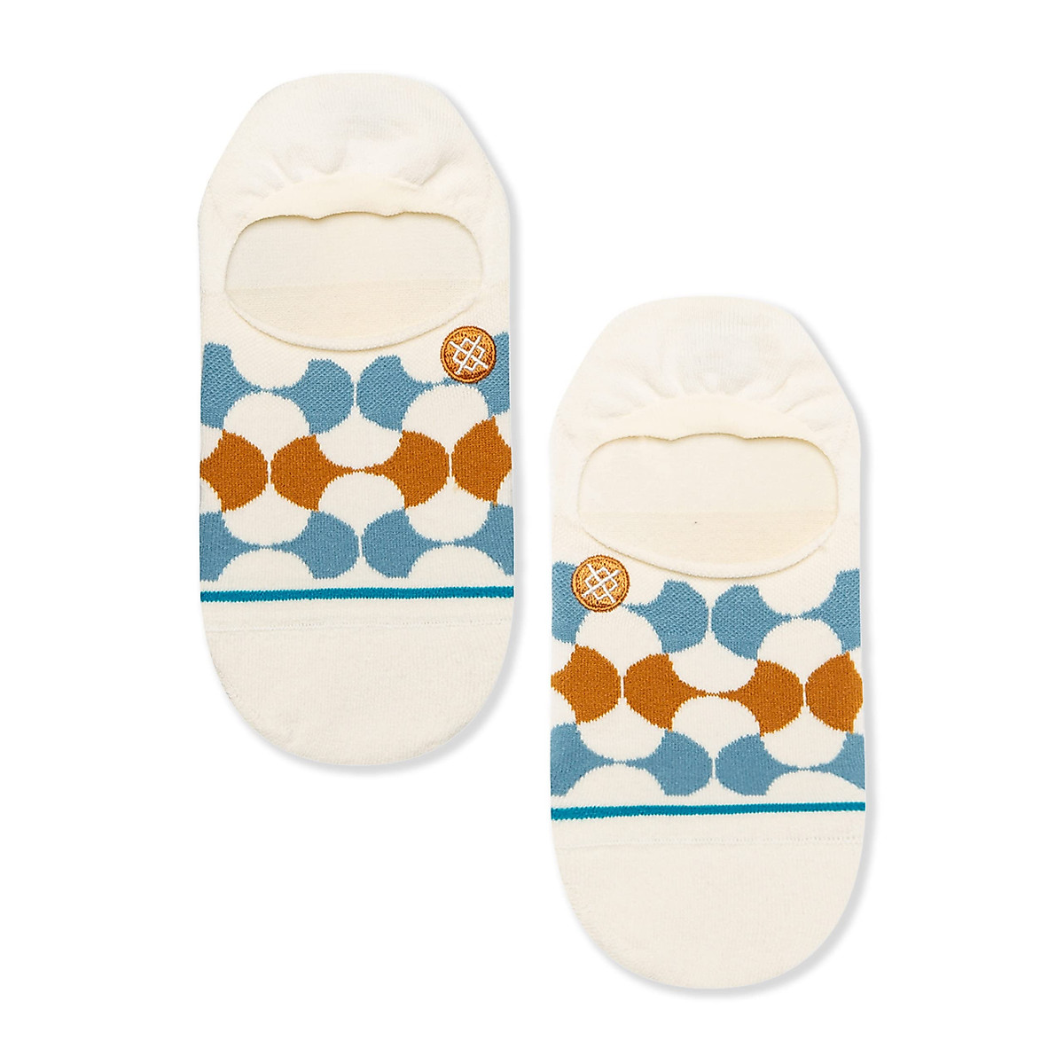 Stance Pablo No Show Socks (Medium, Offwhite)