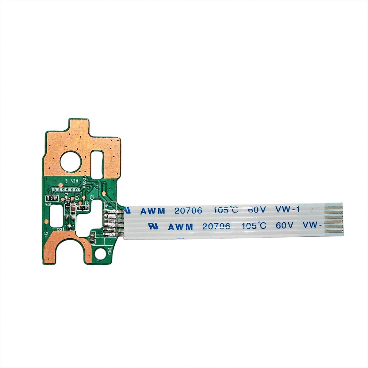 Zahara Power Switch Button Board with Ribbon Cable Replacement for HP Pavilion 14-N DA0U83PB6E0 15-N 732076-001 15-F 776780-001 15-f023wm 15-f024wm 15-f027ca 15-f033wm 15-f039wm 15-f048ca 15-f059wm