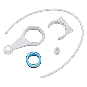 Oumefar Whole House Water Filter, Cyclonic Sedimentation Water Filter Durable Easy To Install G1/2in High Accuracy for Washer Kitchen