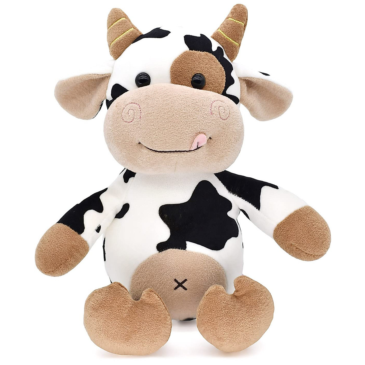 HWD Cute Stuffed Animals Doll, 16'' Soft Plush Cow Toy Gifts for Kids, Toddler, Birthday, Valentines, Christmas