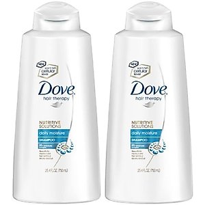Dove Daily Moisture Shampoo 20.4 oz ( Pack of 2)