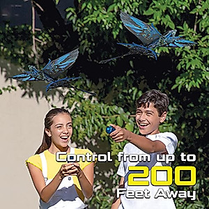 Zing Avatar Banshee - Remote Control Flying Smart Mini Drone-Tech Toy with Sounds - Great Starter RC Toy for Boys and Girls (Deluxe - Blue)