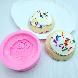 Frosted sprinkles sugar cookie | Soap | Candle | Mold for Wax | Mold for Resin