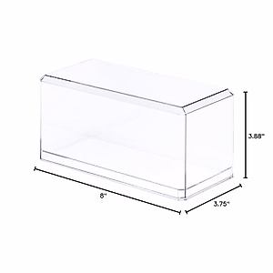 Pioneer Plastics 1/32 Clear Plastic Display Case - Stackable