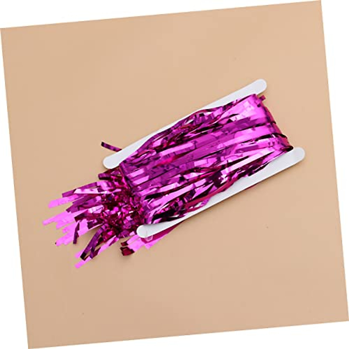 UKCOCO Rose Gold Fringe Curtain 3pcs Tinsel Curtain foil Curtain Party Decoration Plastic Fringe Curtain Fringe Curtain Decoration Aluminum foil Decorate Metallic line