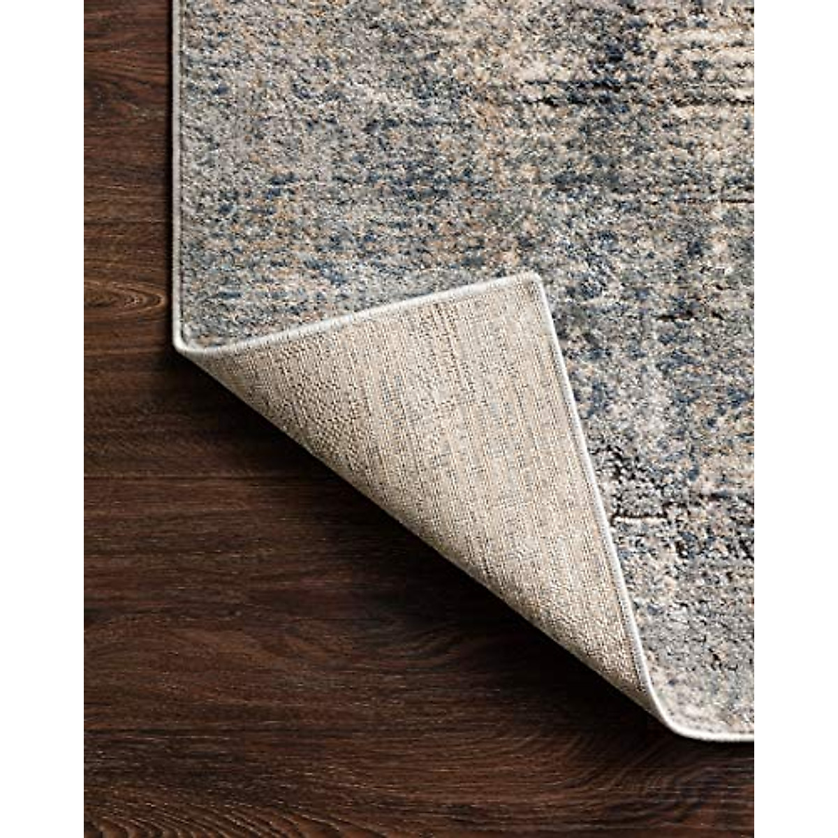 Loloi II Teagan Collection TEA-05 Denim/Slate, Contemporary 5'-3" x 7'-6" Area Rug