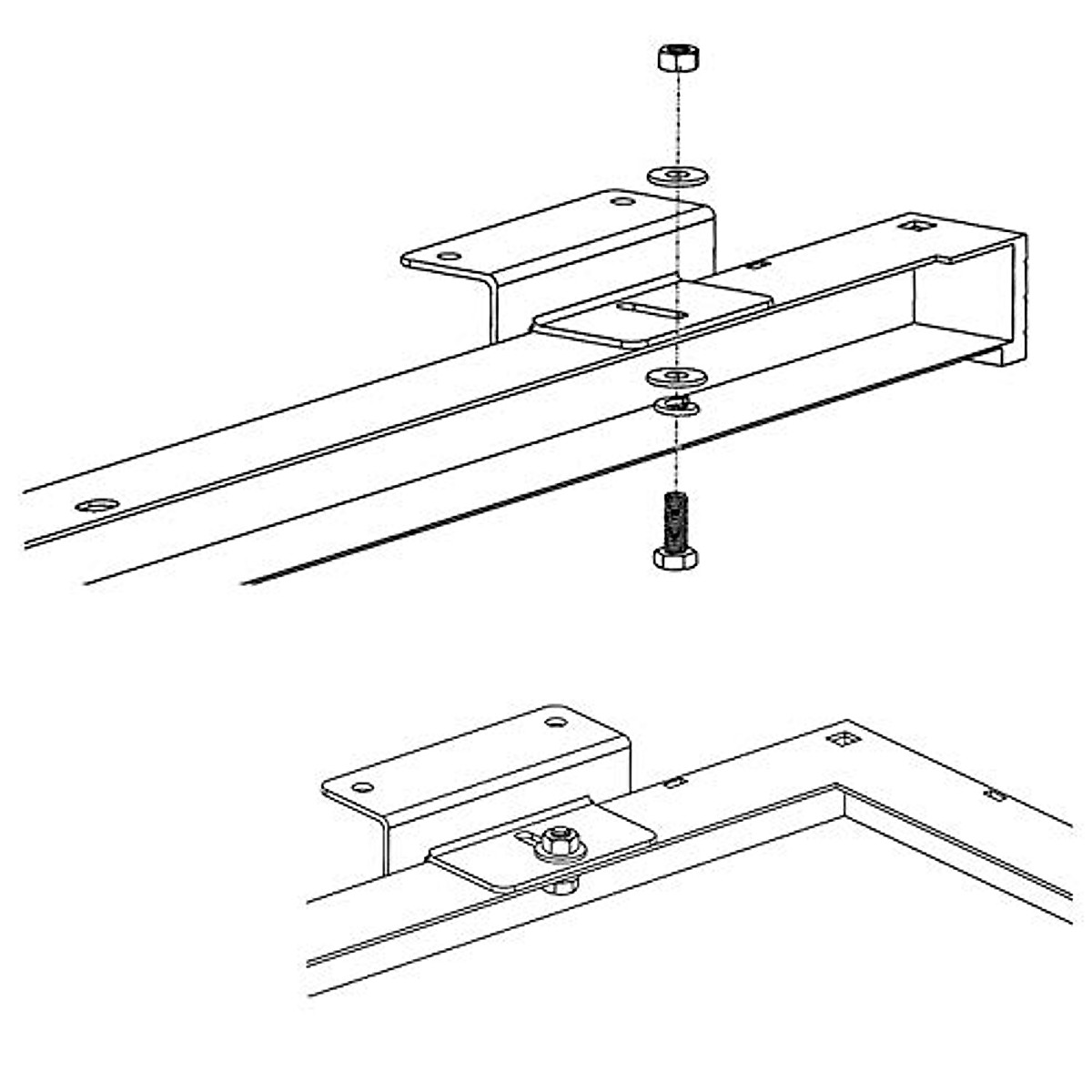 AOOHOOA Solar Panel Mounting Z Brackets with Nuts and Bolts for RV Camper,Boat,Wall and Other Off Gird Roof Installation,A Set of 4 Units (8 Set)