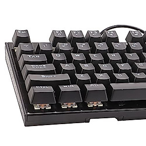 Hosi Blue Switch Mechanical Keyboard, 87-Key Gaming Keyboard RGB Cool Looking for a Gaming Room for The Office
