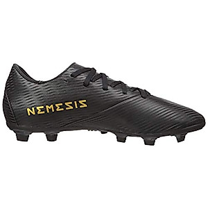 adidas mens Nemeziz 19.4 Flexible Ground Boots Soccer Shoe, Black/Black/Utility Black, 6.5 US