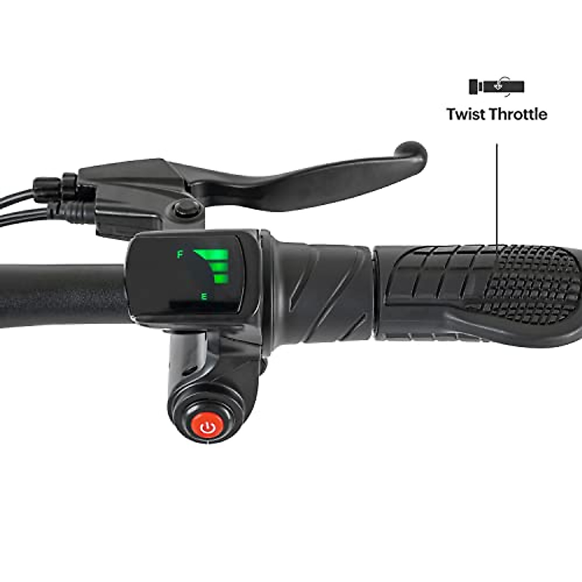 Jetson J5 Electric Bike, Top Speed of 15 MPH, Maximum Range of 15 miles with Twist Throttle Or 30 miles with Pedal Assist, 350-Watt Motor, Ages 12+, Black, JJ5-BLK