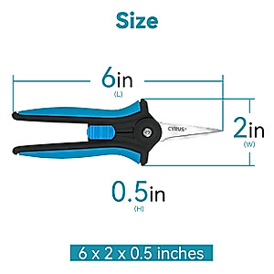 2Pcs Garden Shears Pruner Secateurs & Pruning Scissors Flower Sharp Gardening hand tools Florist Bonsai Cutters Plant Floral Snips