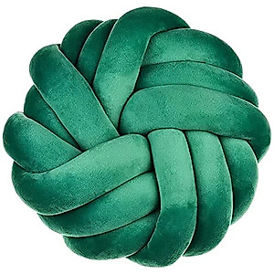 Youjiayi Knot Pillow 14X14 Velvet Christmas Decorative Throw Pillows Knotted Pillows for Couch Chair Cushion Sofa Garden Lumbar Car Throw Pillows