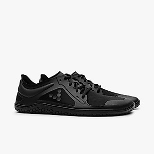 Vivobarefoot Primus Lite III, Womens Vegan Light Breathable Shoe with Barefoot Sole Obsidian