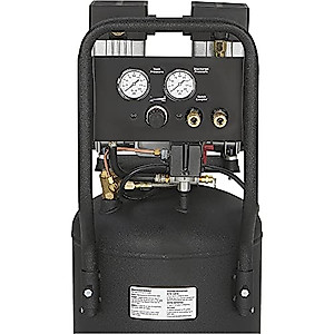NorthStar Portable Electric Air Compressor - 2 HP, 20-Gallon Vertical Tank, Super-Quiet Operation, Oil-Free Pump, 5.4 CFM @ 90 PSI