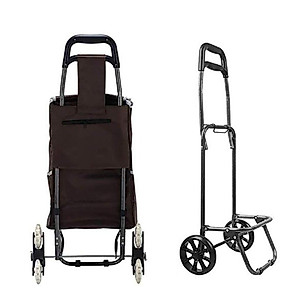 TUREWD Shopping Cart Replacement Bag, Oxford Cloth Waterproof Storage Bag, Trolley Accessories Black