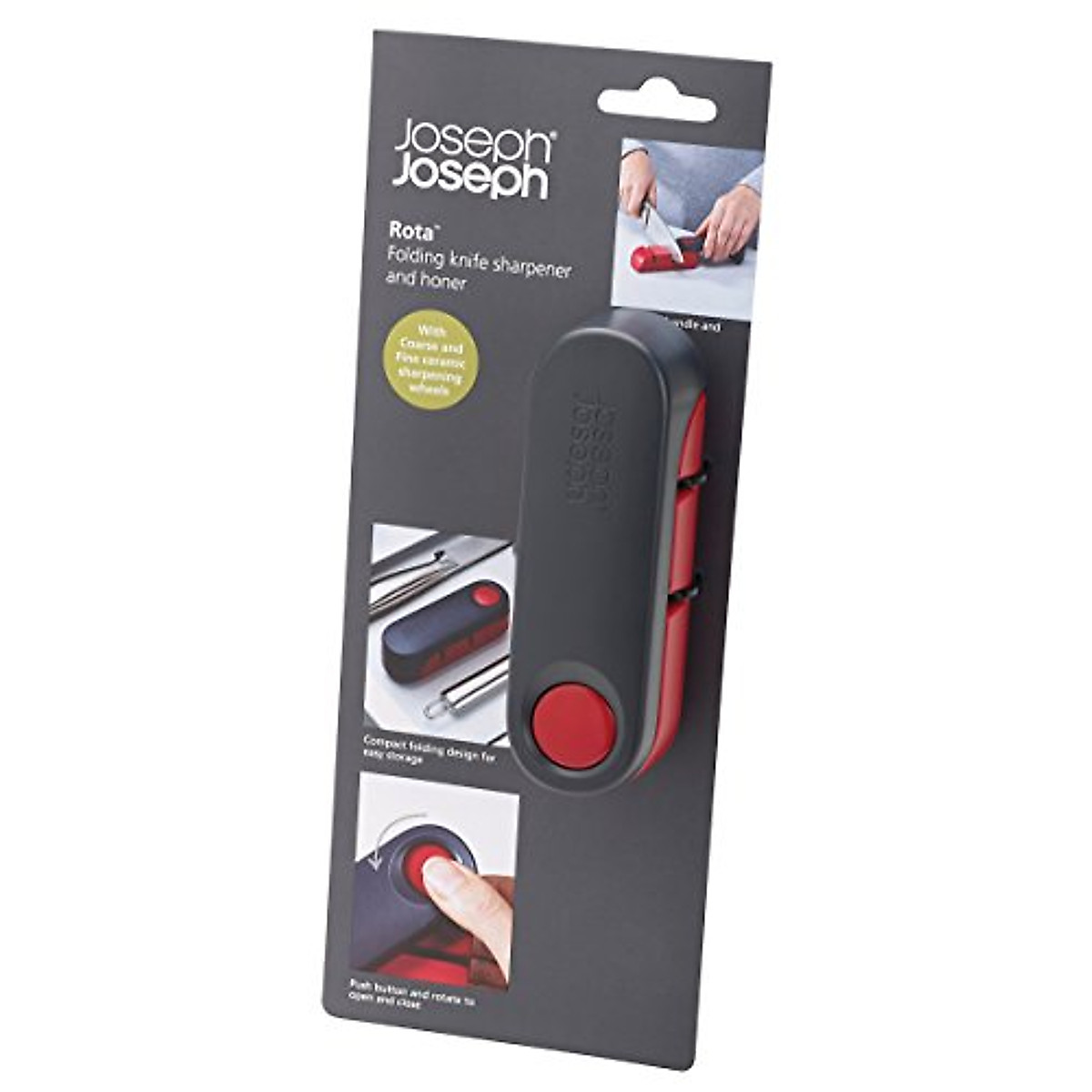 Joseph Joseph Rota Folding Knife Sharpener and Honer