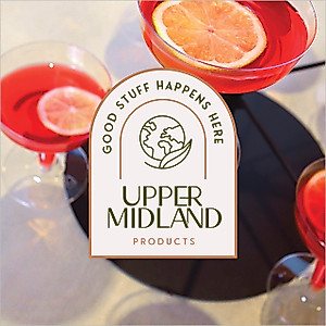 Cocktail Tree Stand, Wine Glass Flight Tasting Display For Drinks, 3 Tier - 12 Holders For Champagne, Cocktails, Martini, Margarita Cups at Weddings, Bridal Shower, Mimosa Bar Parties & Events (Black)