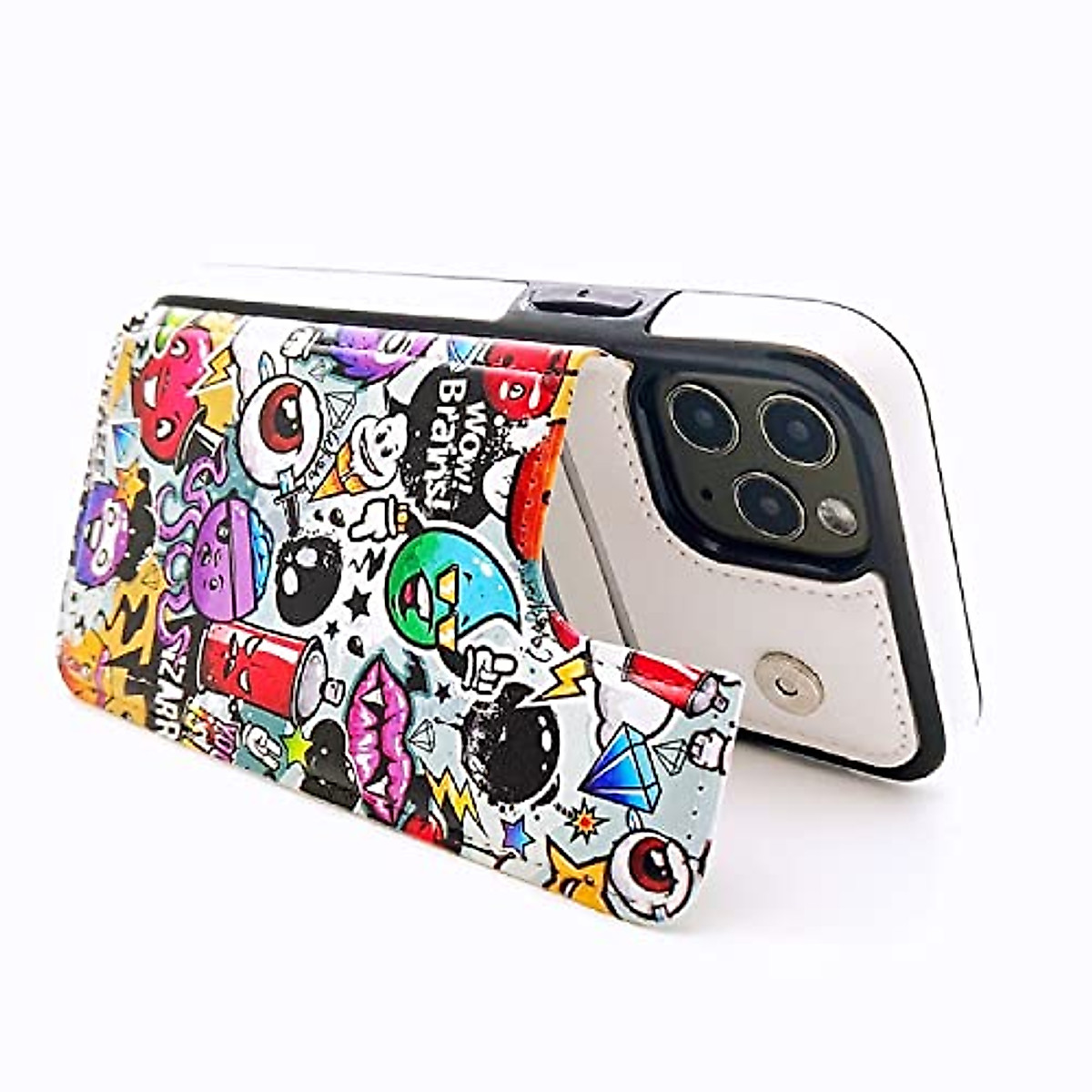 Unique-Custom-Gift Personalized Photo Flip Leather Wallet Case with Card Holder For Apple iPhone 7 8 Plus SE2 XR XS 11 12 13 14 Pro Max, Customize Picture Text PU Kickstand Double Magnetic Cover