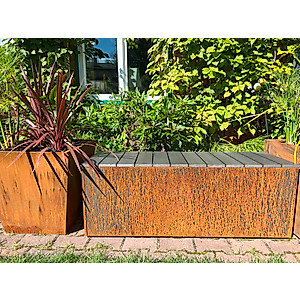 Nice Planter Corten Bench Trough
