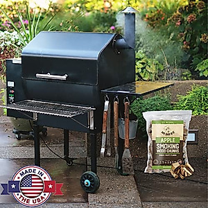 Mr. Bar-B-Q Apple Smoking Wood Chunks | All-Natural BBQ Wood Chunks | Delicious Smokey Fruity Flavor | 3.5 Pound Bag of Wood Chunks