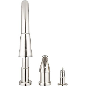 Pacific Bay Grandview Pull-Down Kitchen Sink Faucet with Soap Dispenser (Brushed Satin Nickel)