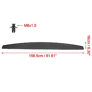 X AUTOHAUX 55372052AH Tailgate Cap Lip Spoiler Protector Cover Replacement for Dodge for Ram 1500 for Ram 1500